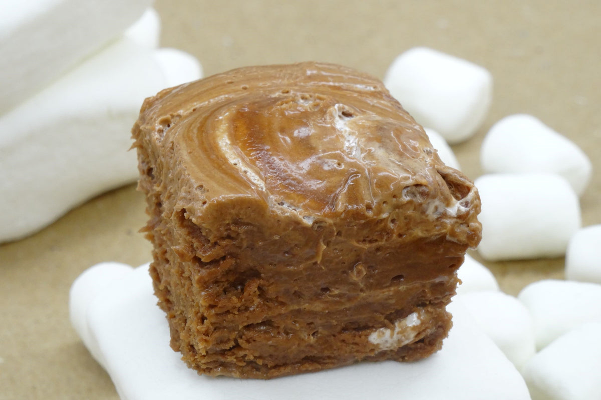 Chocolate Marshmallow Swirl Fudge – Just Fudge